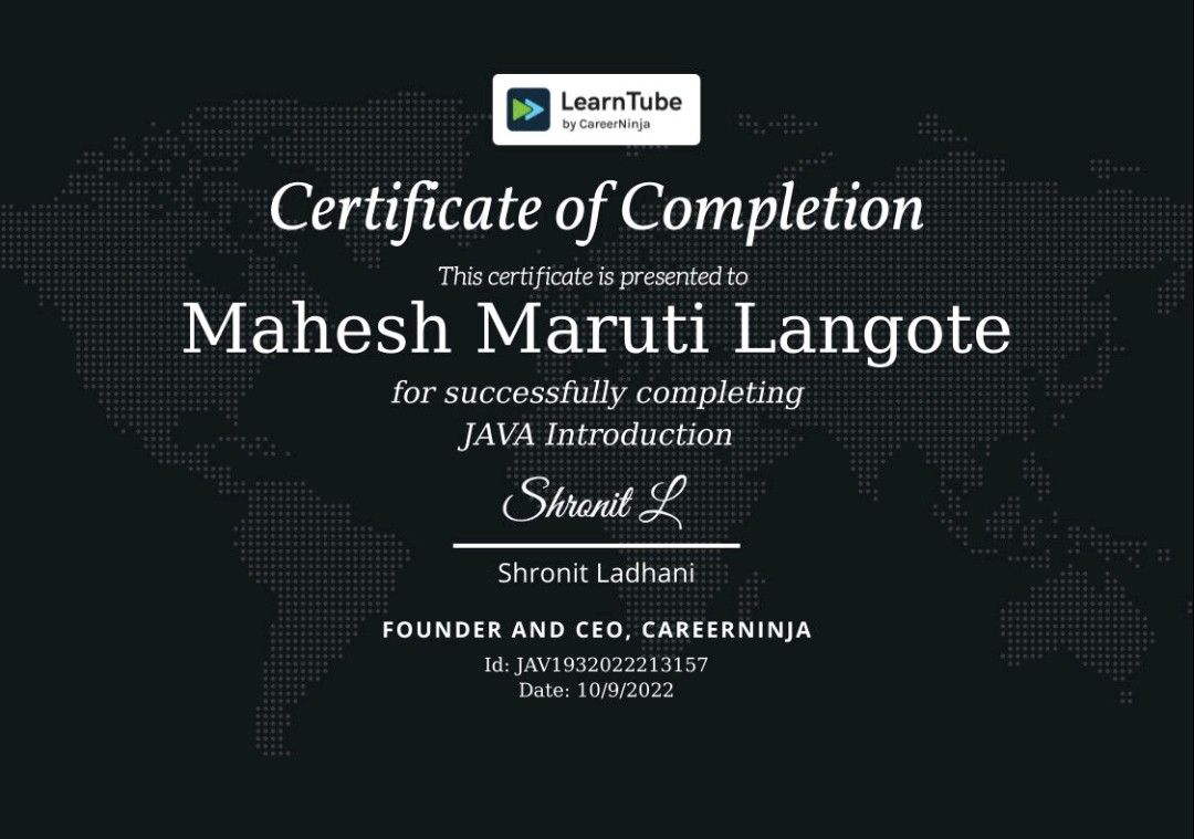 Mahesh Langote on LinkedIn: #learntube #javaprogramming #programming #java Mahesh Langote on LinkedIn: #learntube #javaprogramming #programming #java