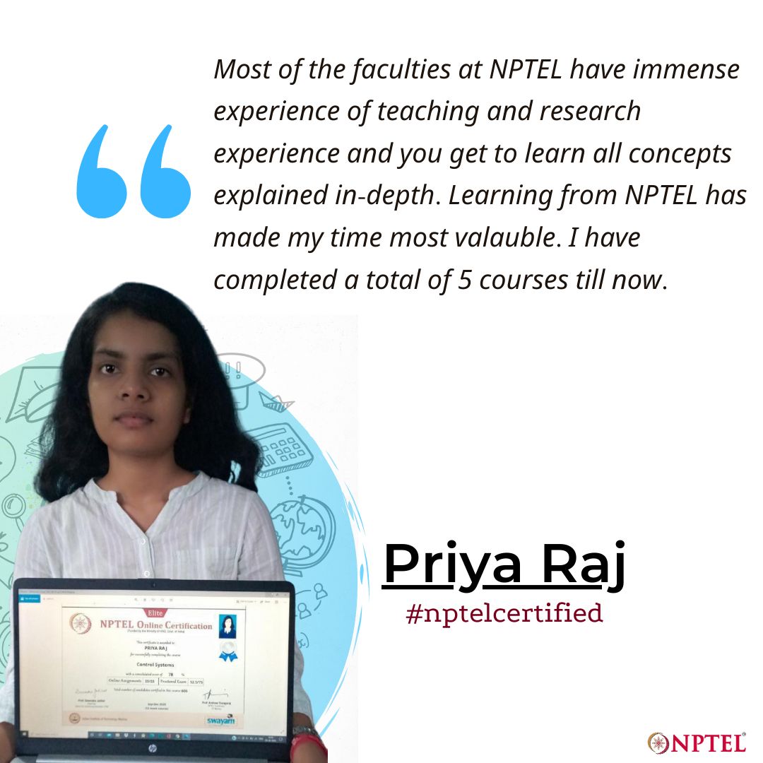NPTEL on LinkedIn: #nptel NPTEL on LinkedIn: #nptel