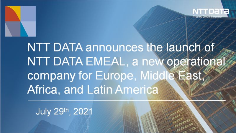NTT DATA on LinkedIn: NTT DATA announces the launch of NTT DATA EMEAL ... NTT DATA on LinkedIn: NTT DATA announces the launch of NTT DATA EMEAL ...