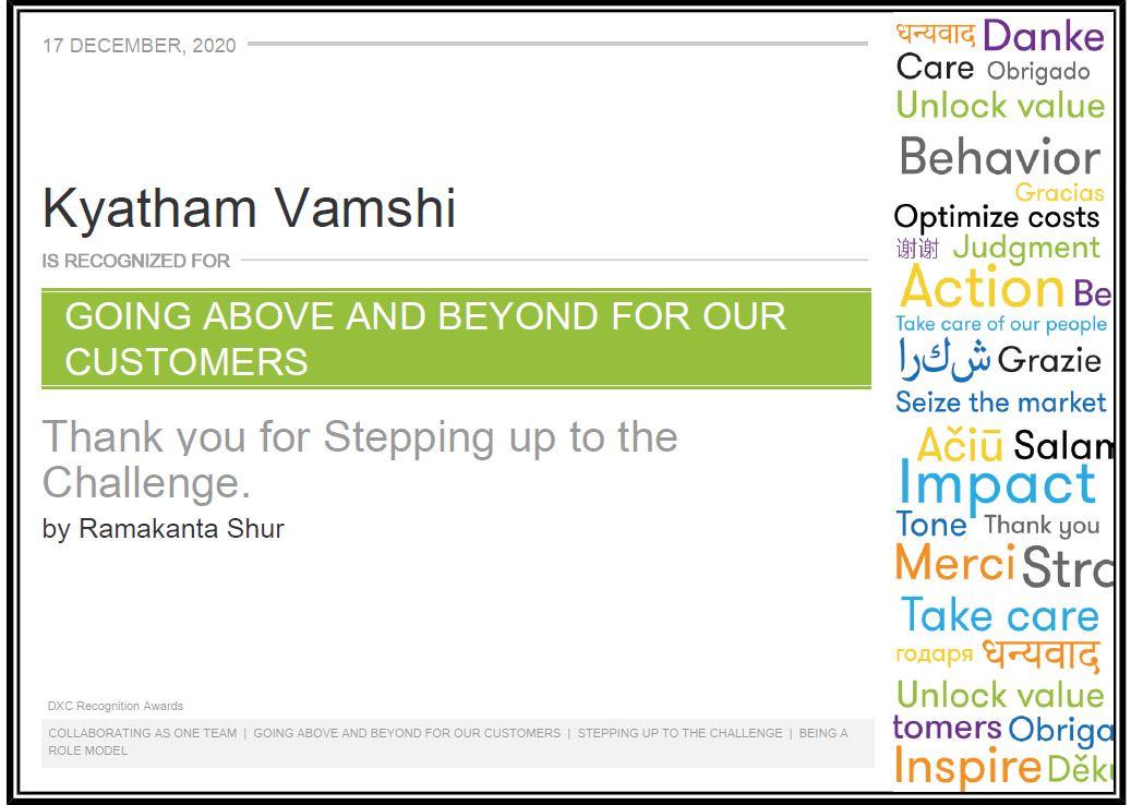 Kyatham Vamshi on LinkedIn: #dxctechnology #dxc #awards # ... Kyatham Vamshi on LinkedIn: #dxctechnology #dxc #awards # ...