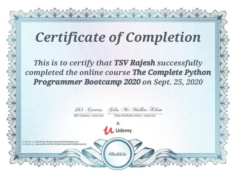 T.S.V. RAJESH on LinkedIn: #pythonprogramming T.S.V. RAJESH on LinkedIn: #pythonprogramming