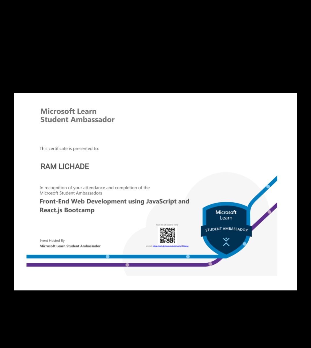Ram Lichade on LinkedIn: #microsoft #devtown #certification # ... Ram Lichade on LinkedIn: #microsoft #devtown #certification # ...