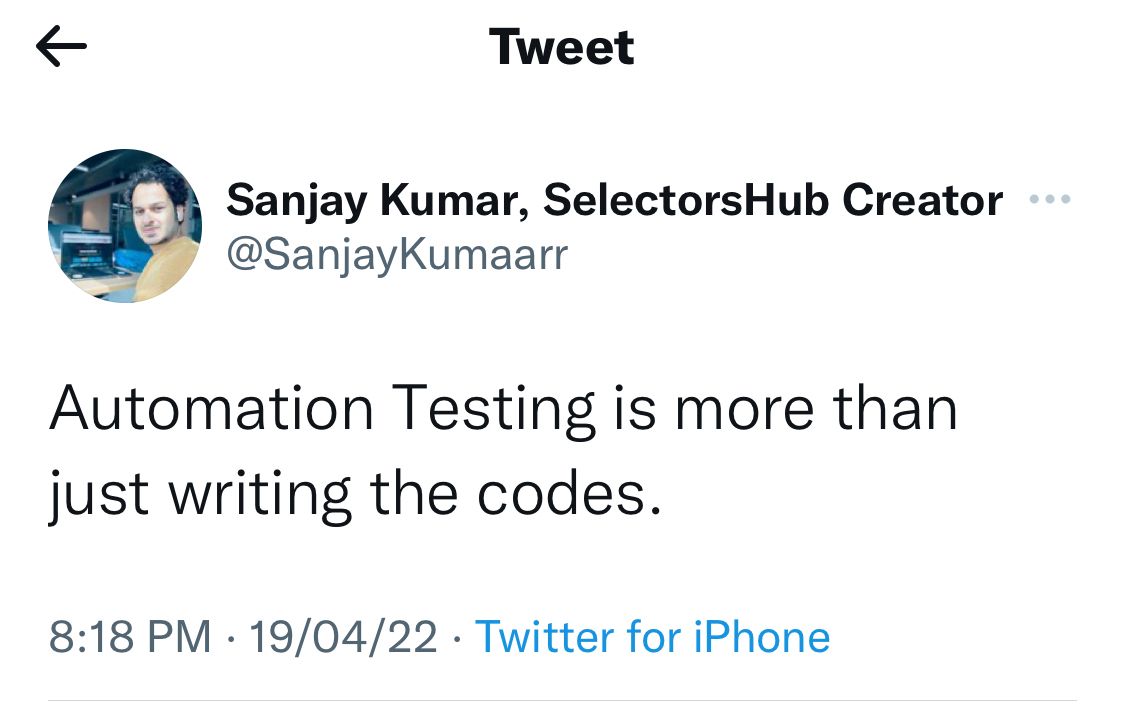 Manas Mishra on LinkedIn: #automationtesting Manas Mishra on LinkedIn: #automationtesting