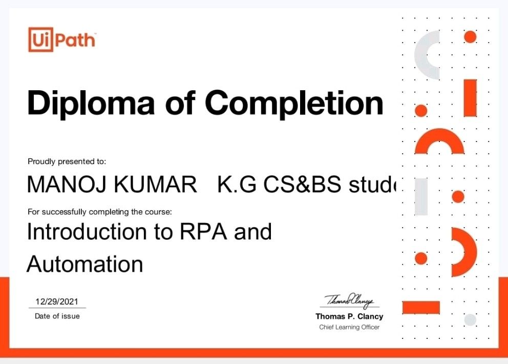 MANOJ KUMAR K G on LinkedIn: 💙 MANOJ KUMAR K G on LinkedIn: 💙