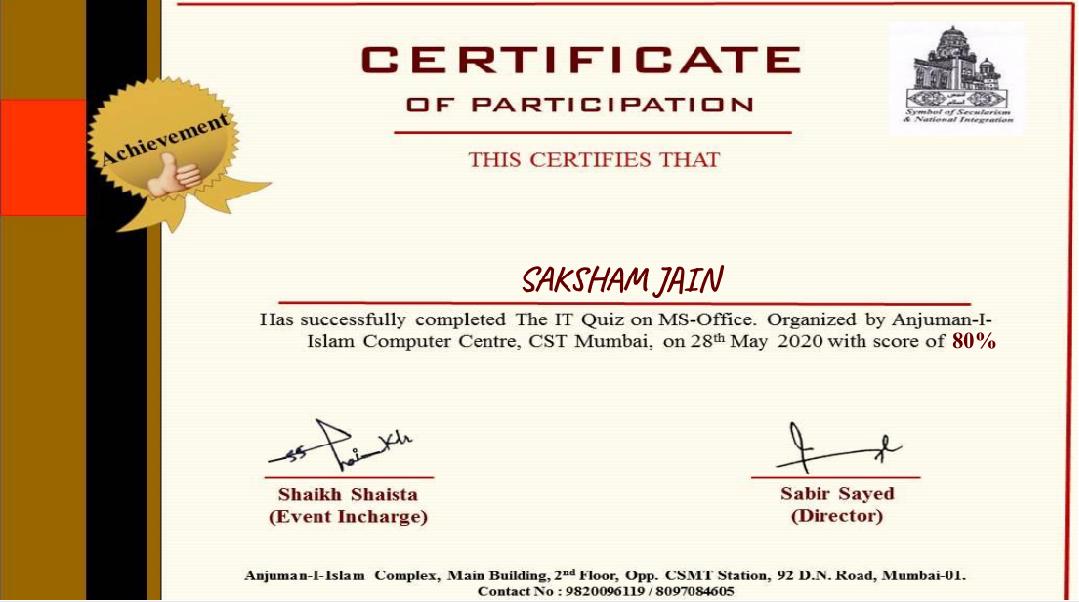 SakshAm Jain posted on LinkedIn SakshAm Jain posted on LinkedIn