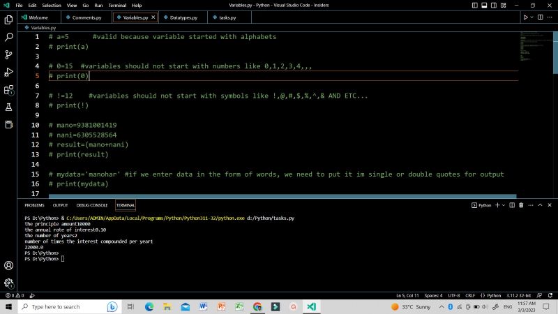 Manohar Kondeti on LinkedIn: #python Manohar Kondeti on LinkedIn: #python