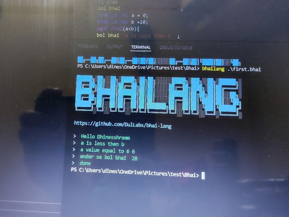 vadaprthi dineshram on LinkedIn: #programming #language #bhailang vadaprthi dineshram on LinkedIn: #programming #language #bhailang