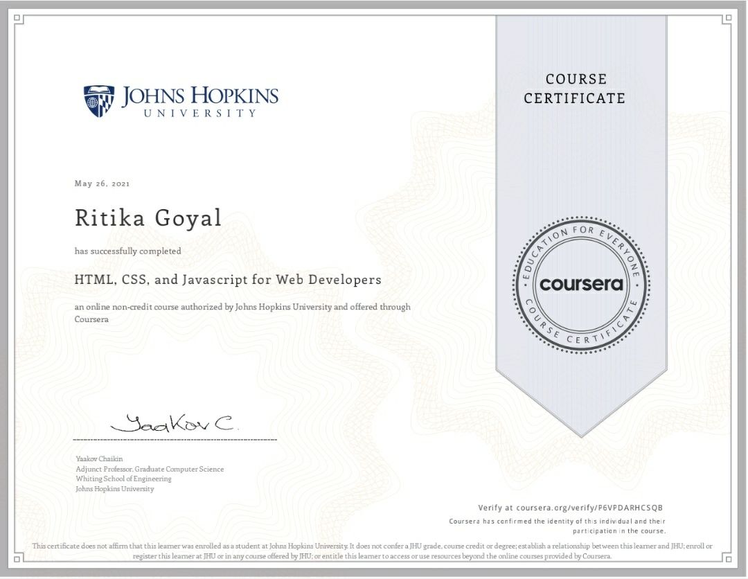 Ritika Goyal on LinkedIn: #html #javascript #webdevelopment #css | 22 ... Ritika Goyal on LinkedIn: #html #javascript #webdevelopment #css | 22 ...