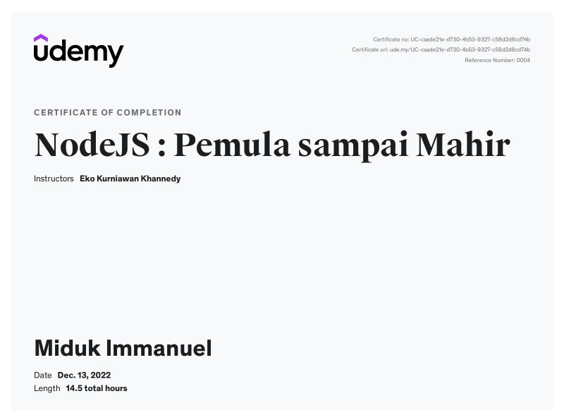 Miduk Immanuel on LinkedIn: #backenddevelopment #expressjs #nodejs Miduk Immanuel on LinkedIn: #backenddevelopment #expressjs #nodejs
