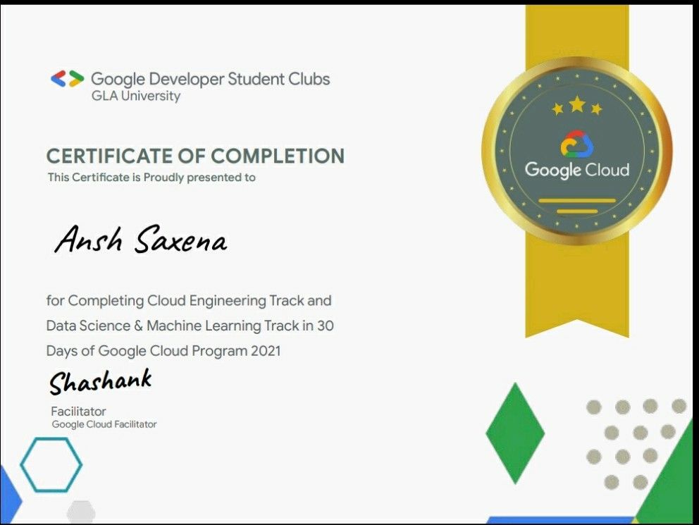 Ansh Saxena on LinkedIn: #30daysofgooglecloud #30daysofgooglecloud # ... Ansh Saxena on LinkedIn: #30daysofgooglecloud #30daysofgooglecloud # ...