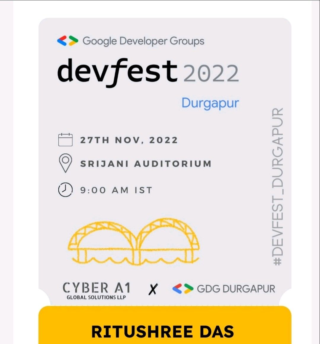 Ritushree Das on LinkedIn: #devfest2022 #devfestdgp #experience # ... Ritushree Das on LinkedIn: #devfest2022 #devfestdgp #experience # ...