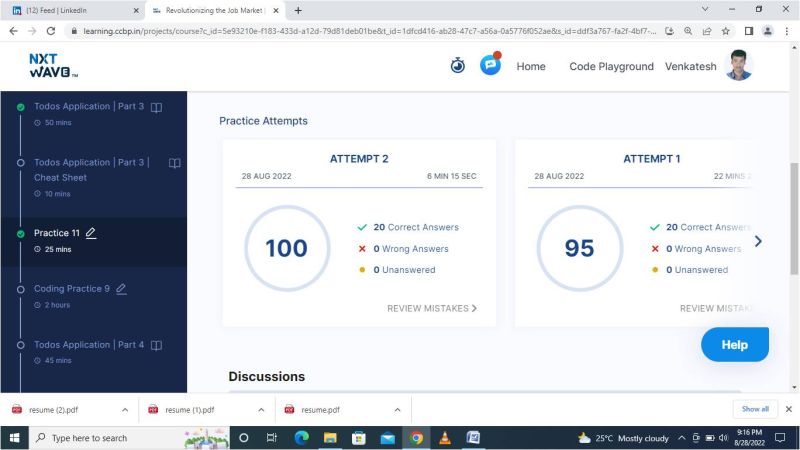 Venkatesh Ganji on LinkedIn: #100daysofcode #ccbp #nxtwave #day74 # ... Venkatesh Ganji on LinkedIn: #100daysofcode #ccbp #nxtwave #day74 # ...