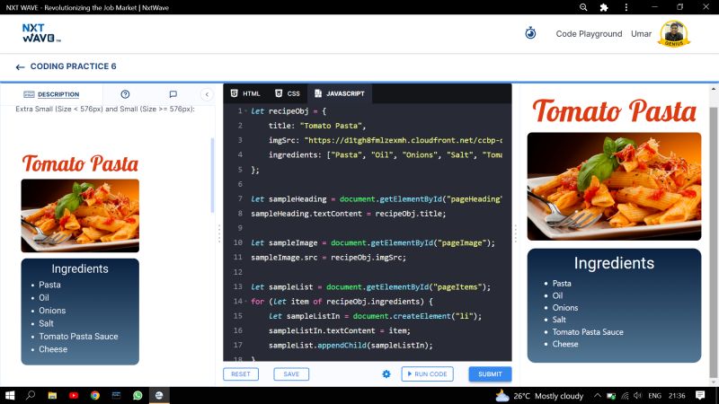 Syed Umar Kalimulla on LinkedIn: #js #programming #javascript #ccbp # ... Syed Umar Kalimulla on LinkedIn: #js #programming #javascript #ccbp # ...