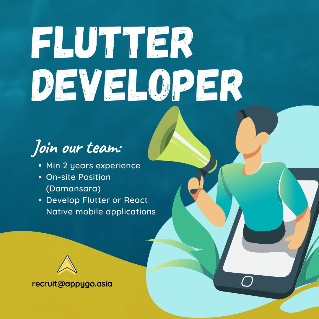 AppyGo Group of Companies on LinkedIn: #flutterdeveloper #flutter # ... AppyGo Group of Companies on LinkedIn: #flutterdeveloper #flutter # ...