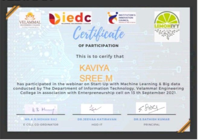Kaviya Sree on LinkedIn: #webinar #machinelearning #bigdata Kaviya Sree on LinkedIn: #webinar #machinelearning #bigdata
