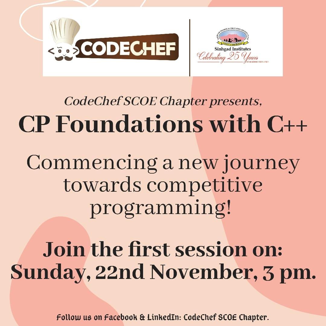 CodeChef SCOE Chapter on LinkedIn: #programming #learning #coding # ... CodeChef SCOE Chapter on LinkedIn: #programming #learning #coding # ...