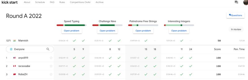 Manish Khetan on LinkedIn: #kickstart #google #competitiveprogramming Manish Khetan on LinkedIn: #kickstart #google #competitiveprogramming