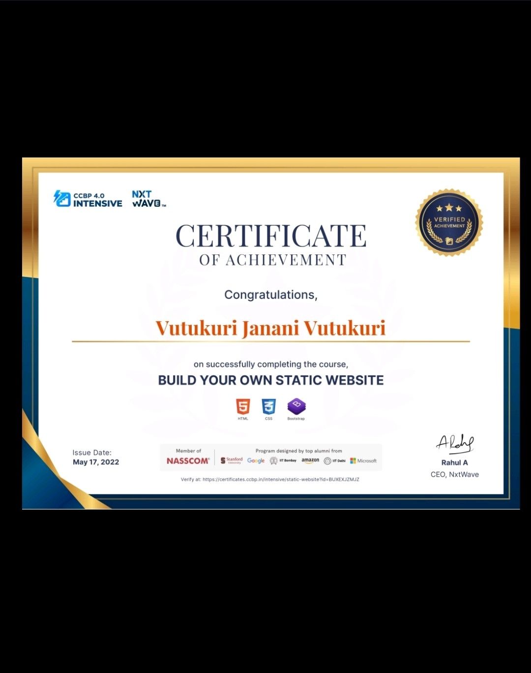 Janani Vutukuri on LinkedIn: nxt wave is a key for success Janani Vutukuri on LinkedIn: nxt wave is a key for success