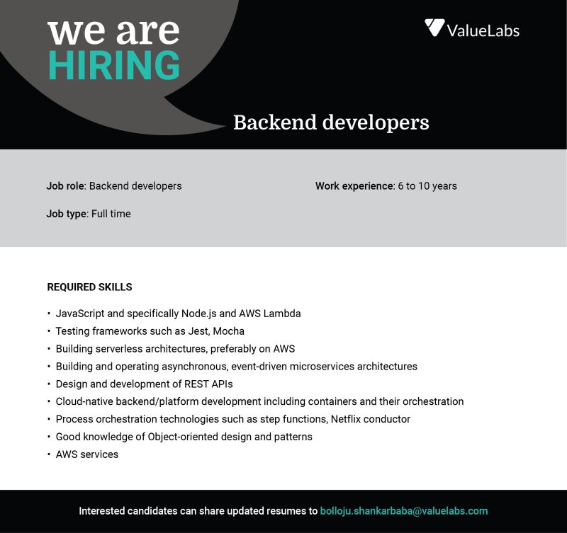Karan Mehta on LinkedIn: #nodejs #hiring #javascript Karan Mehta on LinkedIn: #nodejs #hiring #javascript