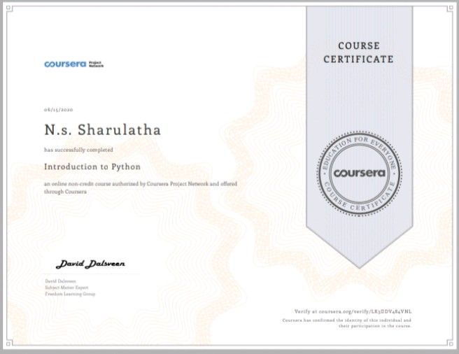 Sharulatha N.S posted on LinkedIn Sharulatha N.S posted on LinkedIn