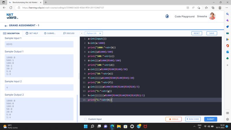 Sireesha Rokkam en LinkedIn: #day32 #pythonprogramming #coding ... Sireesha Rokkam en LinkedIn: #day32 #pythonprogramming #coding ...
