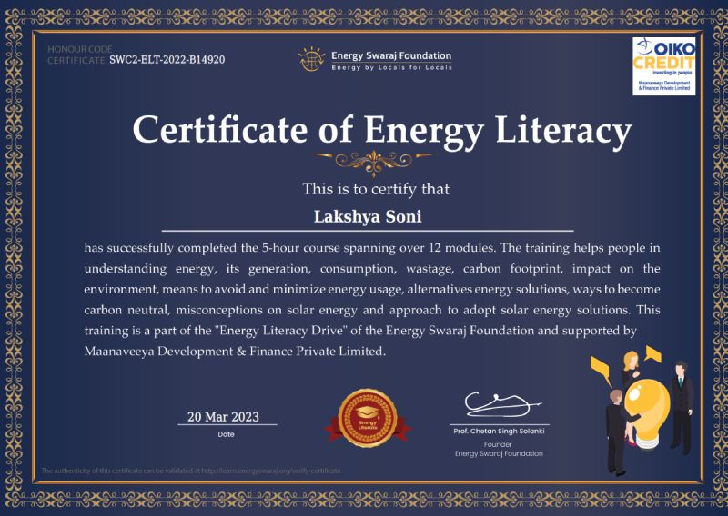 Lakshya Soni on LinkedIn: #energyswaraj #amritavishwavidyapeetham Lakshya Soni on LinkedIn: #energyswaraj #amritavishwavidyapeetham