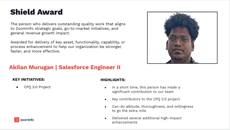 Akilan Murugan on LinkedIn: #employeerecognition #zoominfo # ... Akilan Murugan on LinkedIn: #employeerecognition #zoominfo # ...