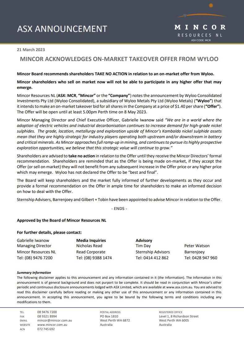 Resources Rising Stars on LinkedIn: #mcr #takeoveroffer #shareholders # ... Resources Rising Stars on LinkedIn: #mcr #takeoveroffer #shareholders # ...