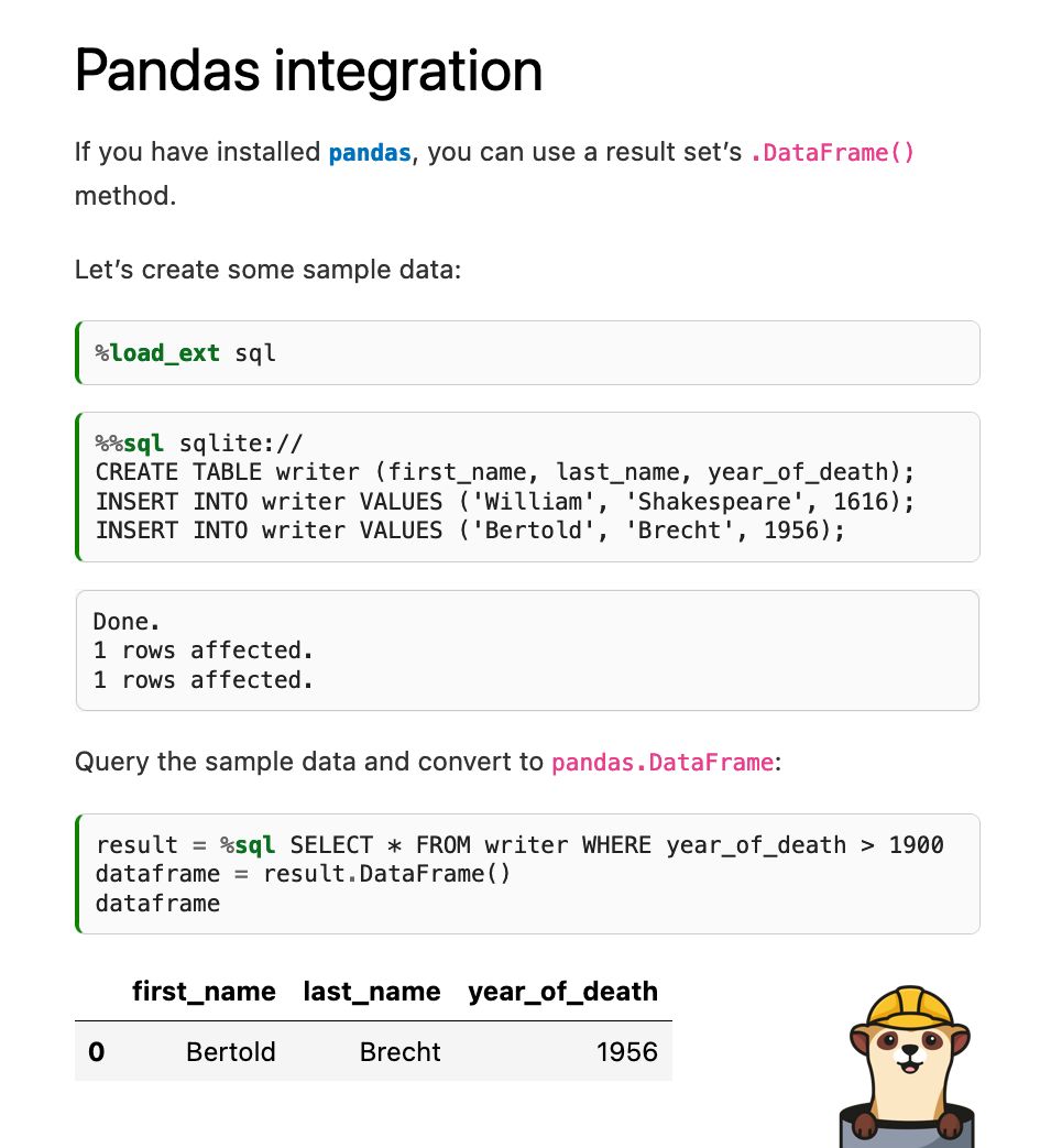 Ploomber on LinkedIn: SQL + Pandas + JupySQL = 📊📈🔥 We can integrate SQL ... Ploomber on LinkedIn: SQL + Pandas + JupySQL = 📊📈🔥 We can integrate SQL ...