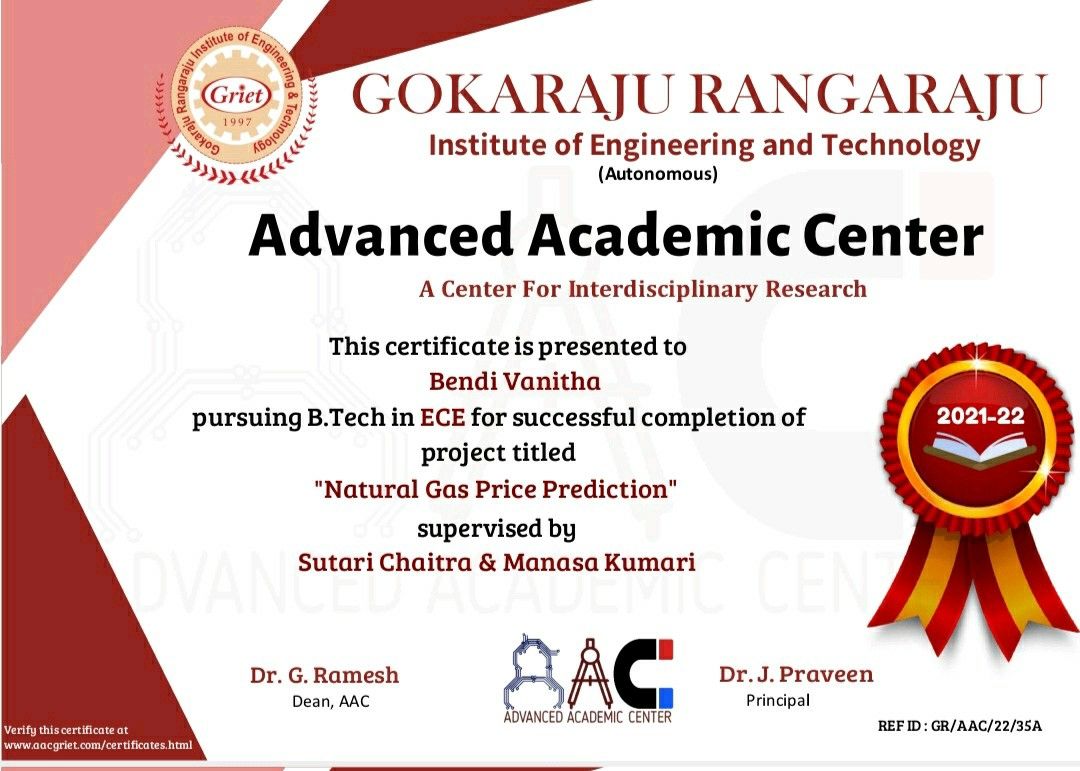 Bendi Vanitha on LinkedIn: successfully completed ML project AAC GRIET Bendi Vanitha on LinkedIn: successfully completed ML project AAC GRIET