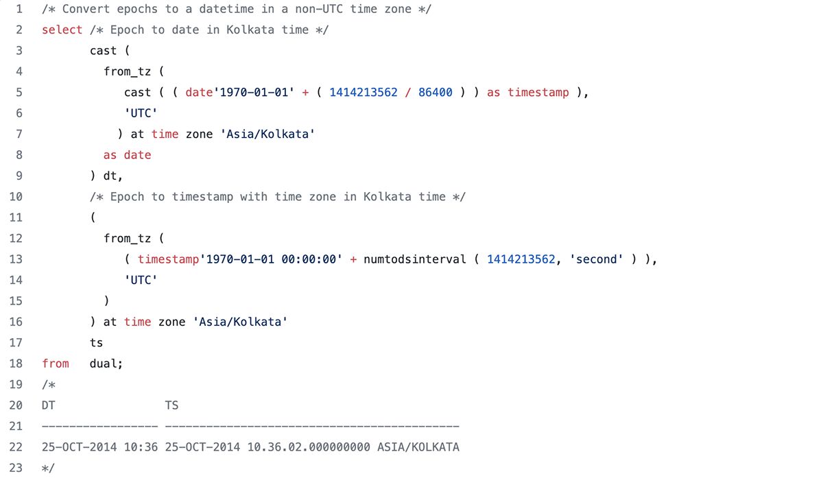 Oracle Developers on LinkedIn: Learn how to convert UNIX epochs to ... Oracle Developers on LinkedIn: Learn how to convert UNIX epochs to ...