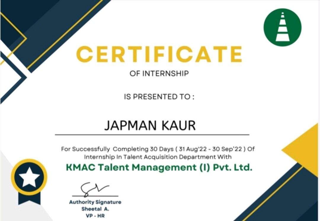 Japman Kaur on LinkedIn: I'm happy to share that I've successfully ... Japman Kaur on LinkedIn: I'm happy to share that I've successfully ...