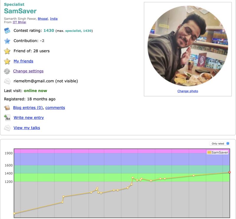 Samarth Singh Pawar on LinkedIn: #competitiveprogramming #coding # ... Samarth Singh Pawar on LinkedIn: #competitiveprogramming #coding # ...