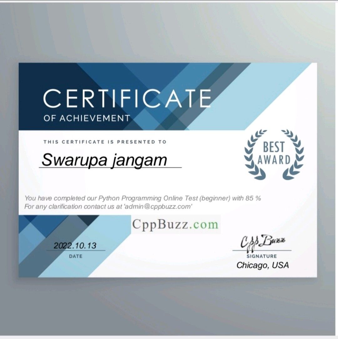Swarupa Jangam on LinkedIn: python Swarupa Jangam on LinkedIn: python
