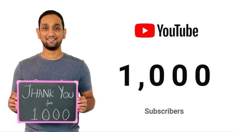 Thoufiq Mohammed on LinkedIn: #youtube #1000subscribers | 14 comments Thoufiq Mohammed on LinkedIn: #youtube #1000subscribers | 14 comments