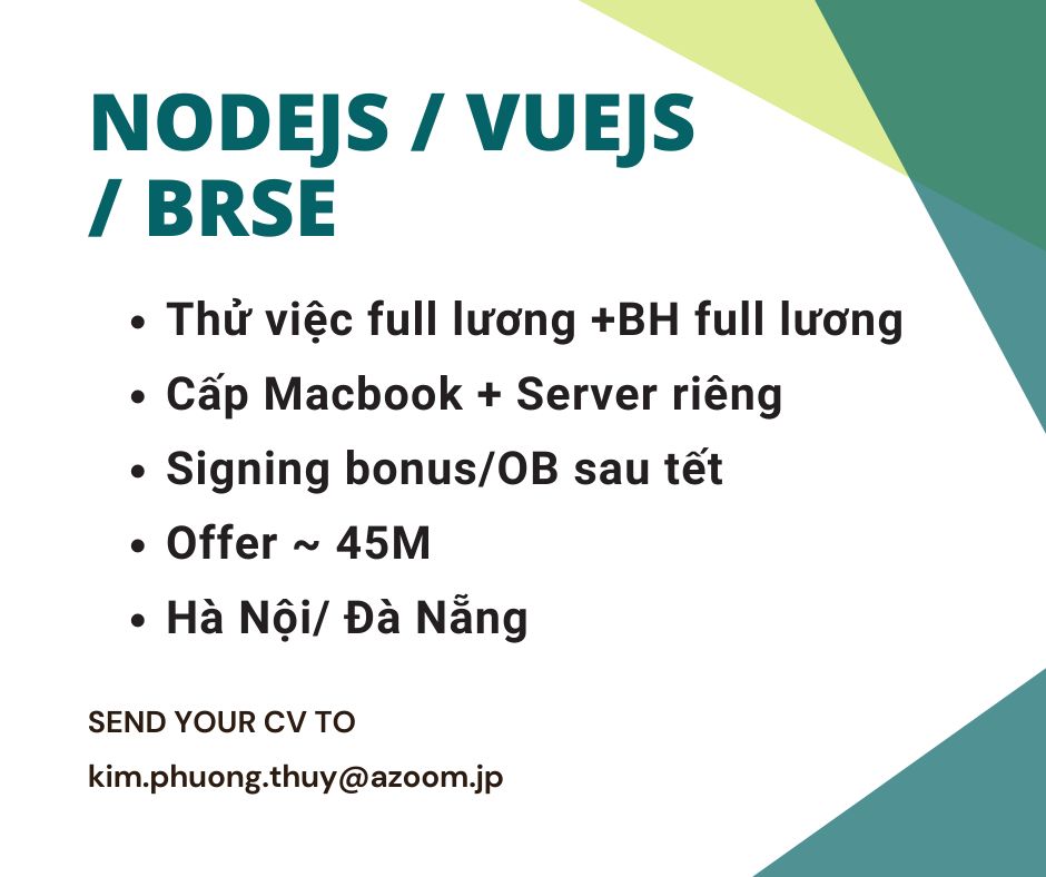 Kim Phương Thuý (Kim) on LinkedIn: #job #nodejs #vuejs # ... Kim Phương Thuý (Kim) on LinkedIn: #job #nodejs #vuejs # ...