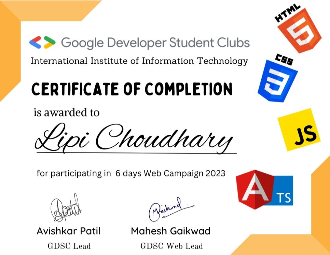 Lipi Choudhary on LinkedIn: #html #css #javascript Lipi Choudhary on LinkedIn: #html #css #javascript