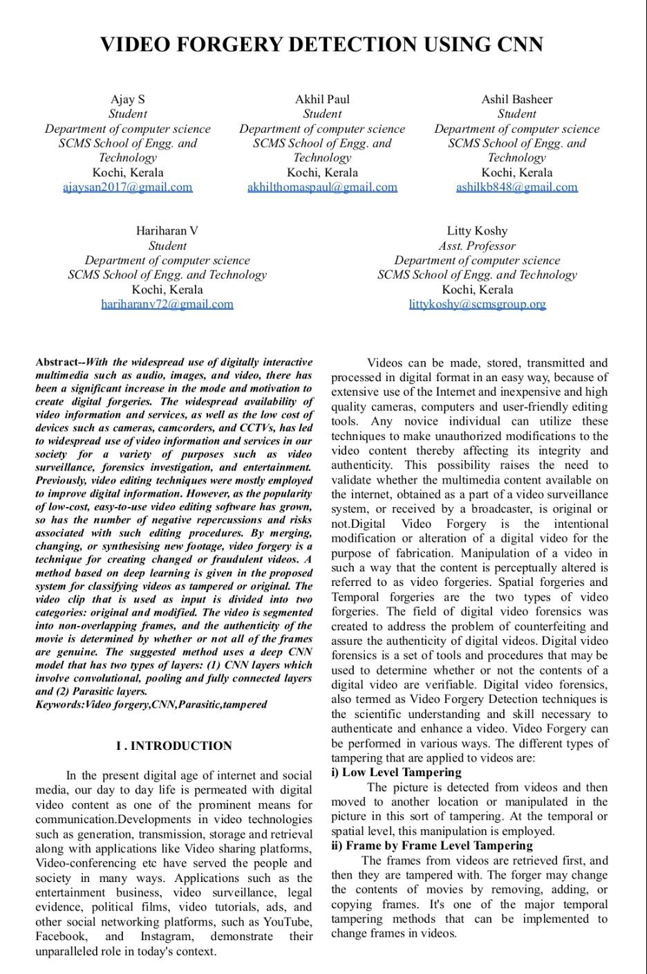 Ajay Santhosh on LinkedIn: #project #ieee #deeplearning #cnn # ... Ajay Santhosh on LinkedIn: #project #ieee #deeplearning #cnn # ...