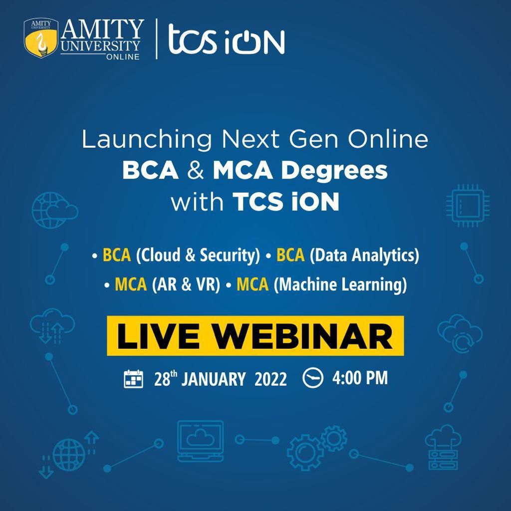 TCS iON on LinkedIn: #tcsion #amityuniversity #amityonline #webinar # ... TCS iON on LinkedIn: #tcsion #amityuniversity #amityonline #webinar # ...