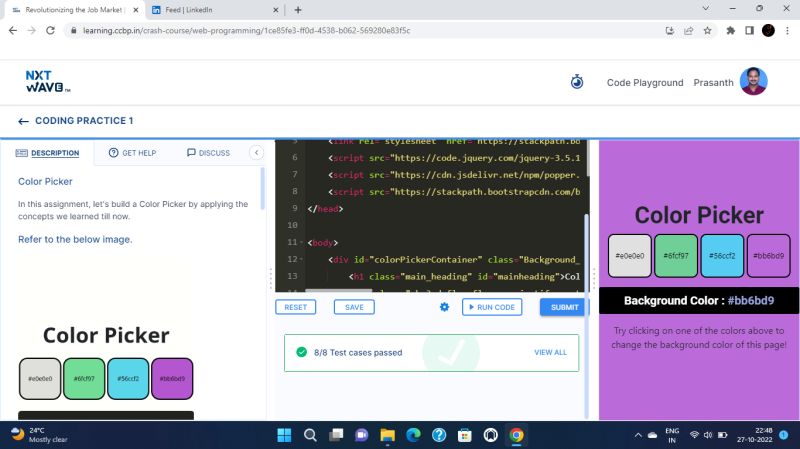 Prasanth Patta on LinkedIn: #day58 #javascript #100daysofcodechallenge ... Prasanth Patta on LinkedIn: #day58 #javascript #100daysofcodechallenge ...