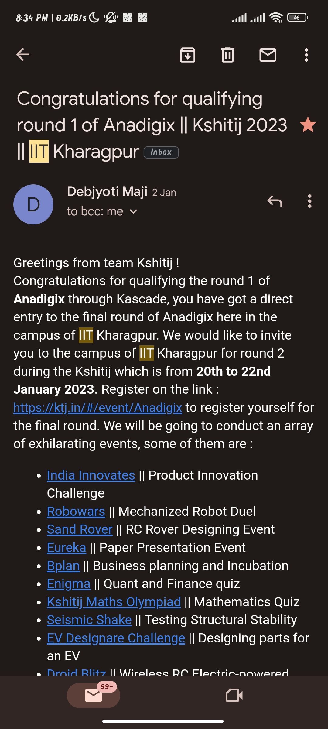 SOURAV NASKAR on LinkedIn: #iitkgp #kshitij SOURAV NASKAR on LinkedIn: #iitkgp #kshitij