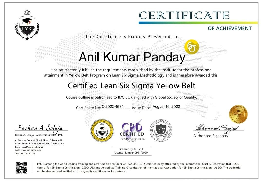 Anil Kumar Panday on LinkedIn: Happy to share that, I have successfully ... Anil Kumar Panday on LinkedIn: Happy to share that, I have successfully ...