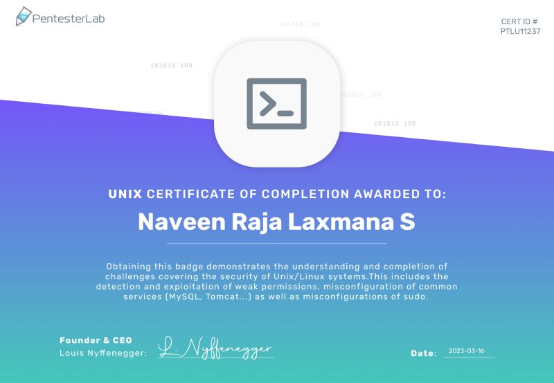 Naveen Raja Laxmana S on LinkedIn: #programming #share #unix # ... Naveen Raja Laxmana S on LinkedIn: #programming #share #unix # ...
