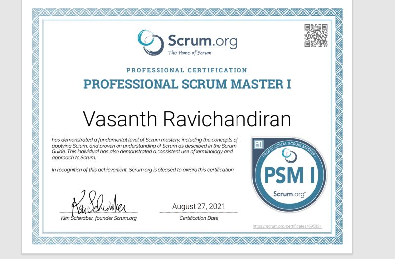 Vasanth Ravichandiran on LinkedIn: #scrumorg #psm1 #pspo #agile #scrum ... Vasanth Ravichandiran on LinkedIn: #scrumorg #psm1 #pspo #agile #scrum ...
