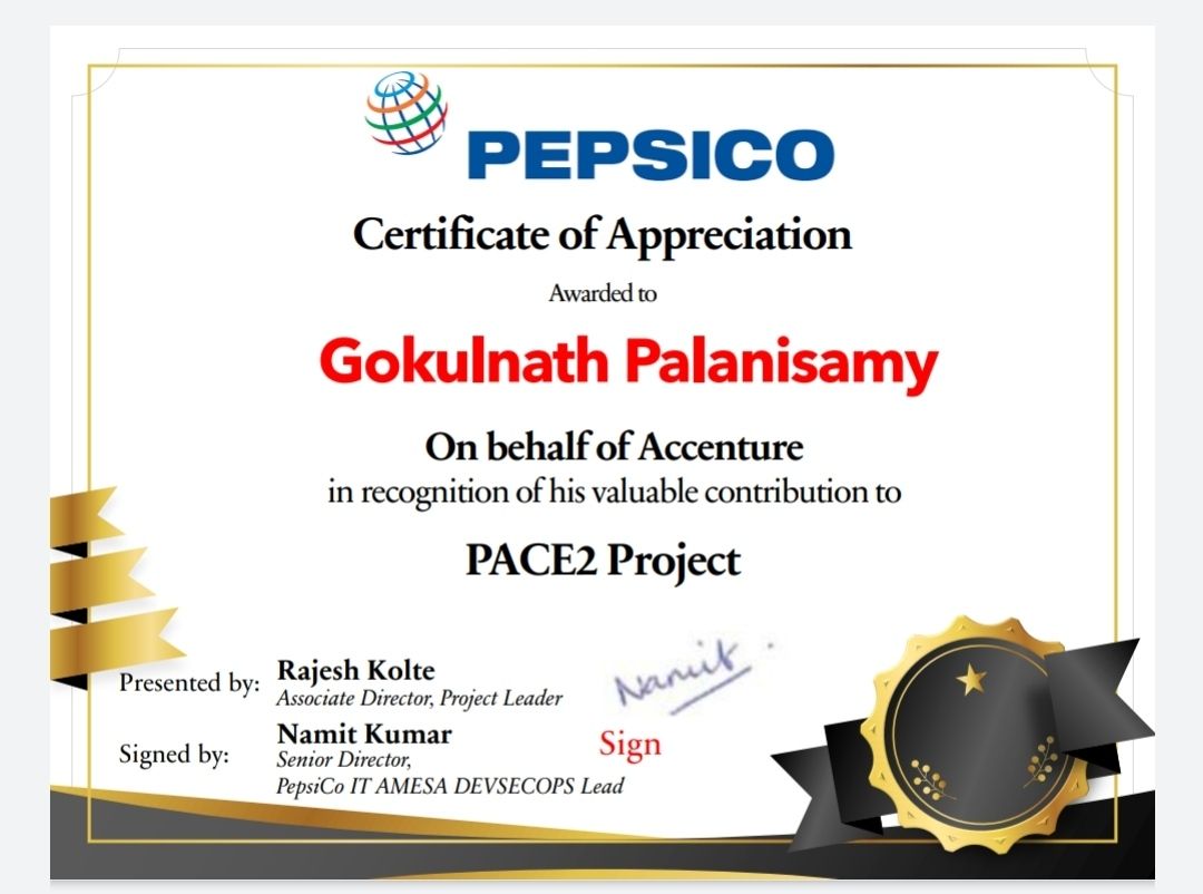 Gokul nath on LinkedIn: #recognition #accenturemoments Gokul nath on LinkedIn: #recognition #accenturemoments