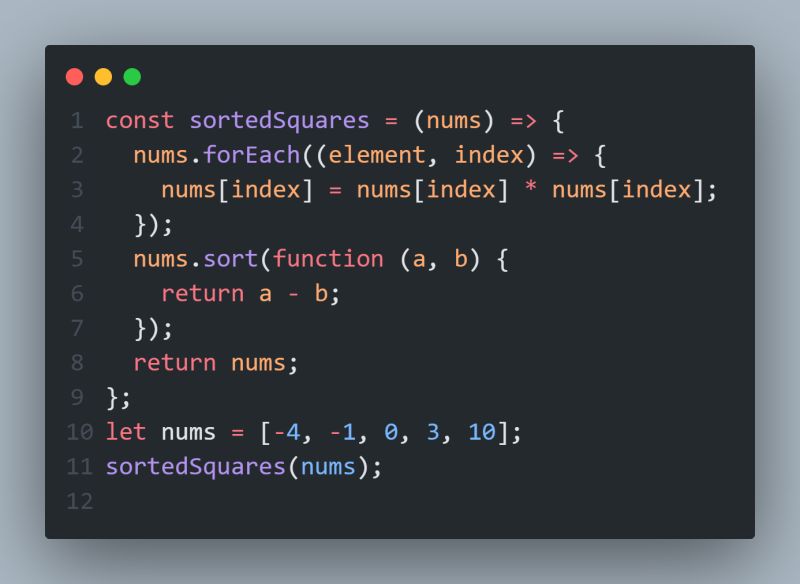 Mohammad Noor on LinkedIn: LeetCode Problem 977. Squares of a Sorted ... Mohammad Noor on LinkedIn: LeetCode Problem 977. Squares of a Sorted ...
