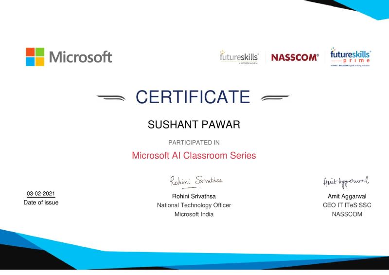 Sushant Pawar on LinkedIn: AI day participation Sushant Pawar on LinkedIn: AI day participation