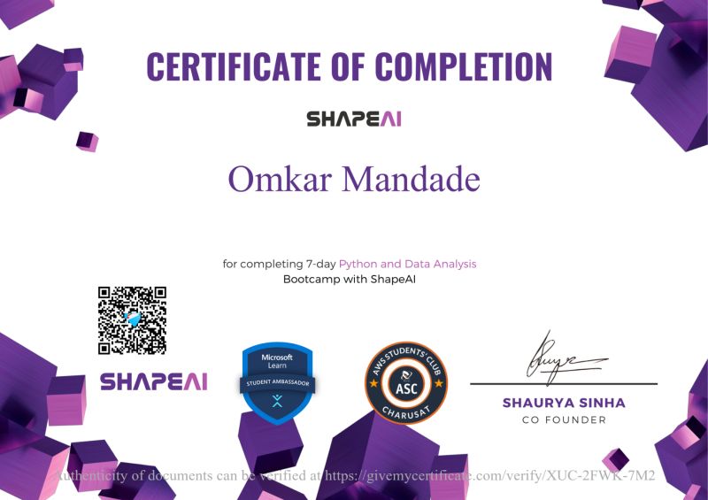 Omkar Mandade on LinkedIn: #python #programming Omkar Mandade on LinkedIn: #python #programming