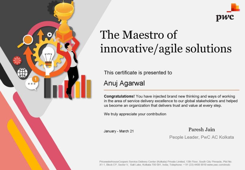 Anuj Agarwal on LinkedIn: Highly motivating! Thank you PwC for ... Anuj Agarwal on LinkedIn: Highly motivating! Thank you PwC for ...