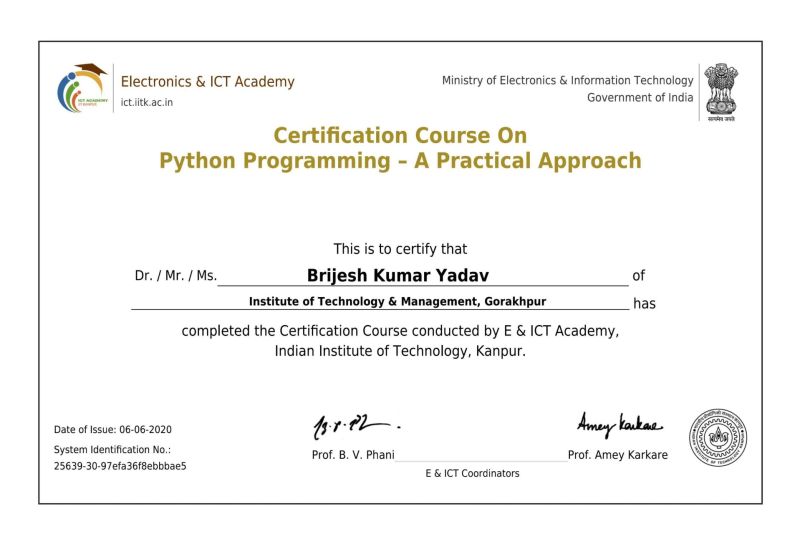 Brijesh Kumar Yadav on LinkedIn: #iitkanpur #eict_academy # ... Brijesh Kumar Yadav on LinkedIn: #iitkanpur #eict_academy # ...
